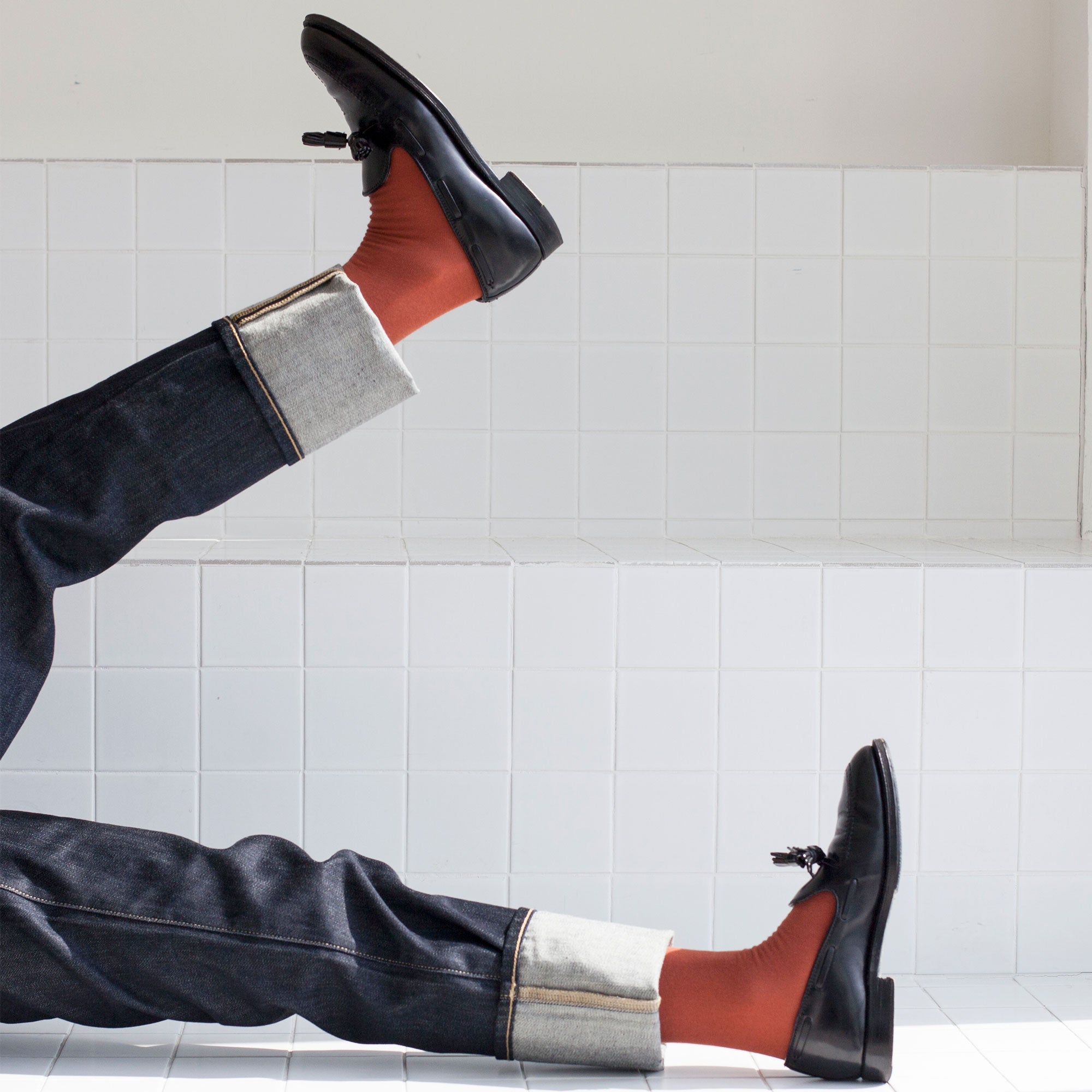 Men's Rust Dress Socks – Votta Socks