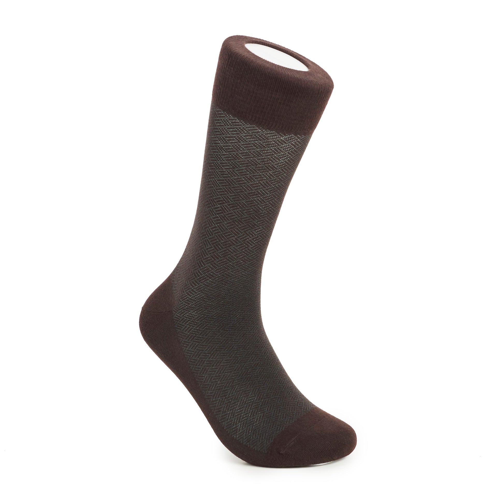 Men's Witty Spiral Socks - Brown – Votta Socks